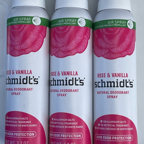 Bath & Body | Schmidts Rose Vanilla Deodorant Spray | Poshmark
